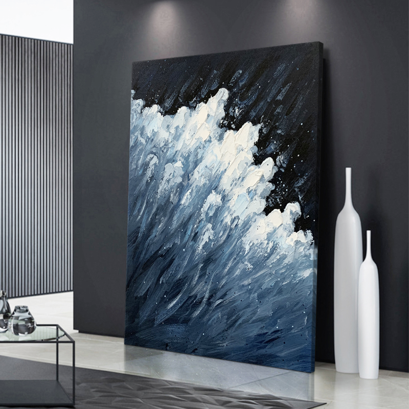 YZ Sea Wave Texture Painting – Vitusy